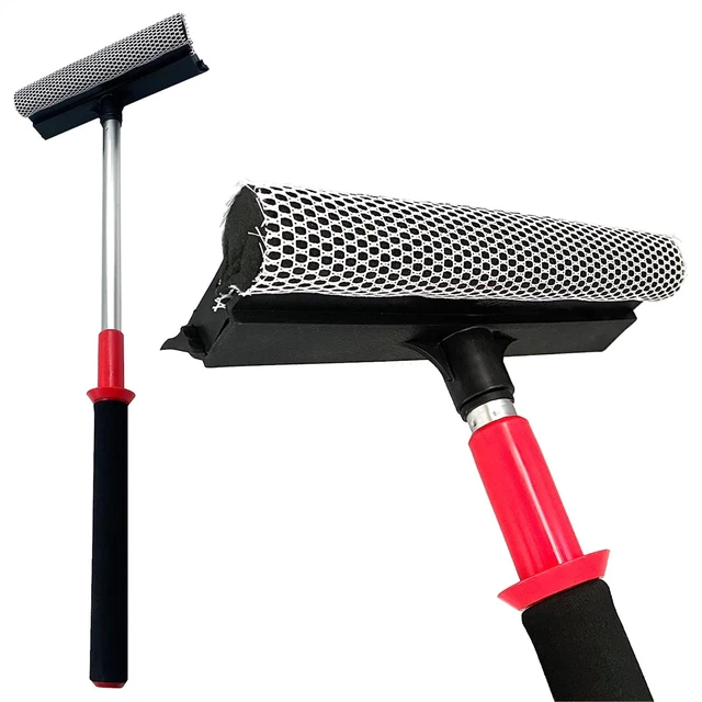 WINDOW SQUEEGEE TELESCOPIC Cleaner Blade Shower Car Wiper Screen Washer ...