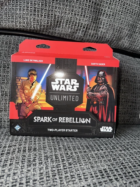 Star Wars Unlimited Spark Of Rebellion Two Player Starter Luke Vs Vader 4424 Picclick Ca