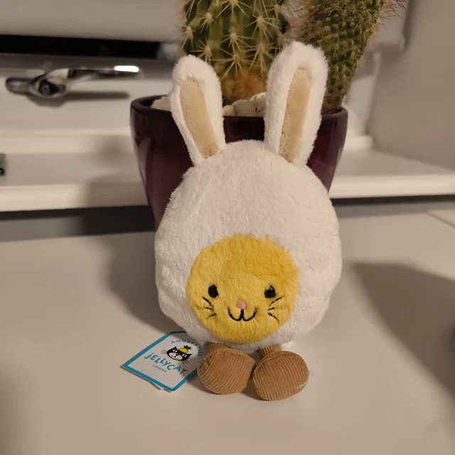 JELLYCAT AMUSEABLES BUNNY Easter Egg Brand New With Tags (Named bunny ...