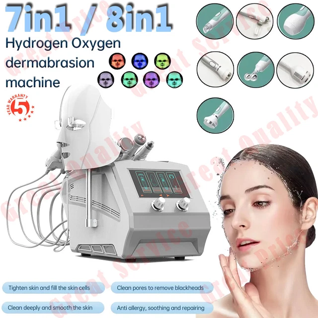 7IN1/8IN1 HYDRA DERMABRASION Water Hydro Deep Cleansing Facial Skin ...