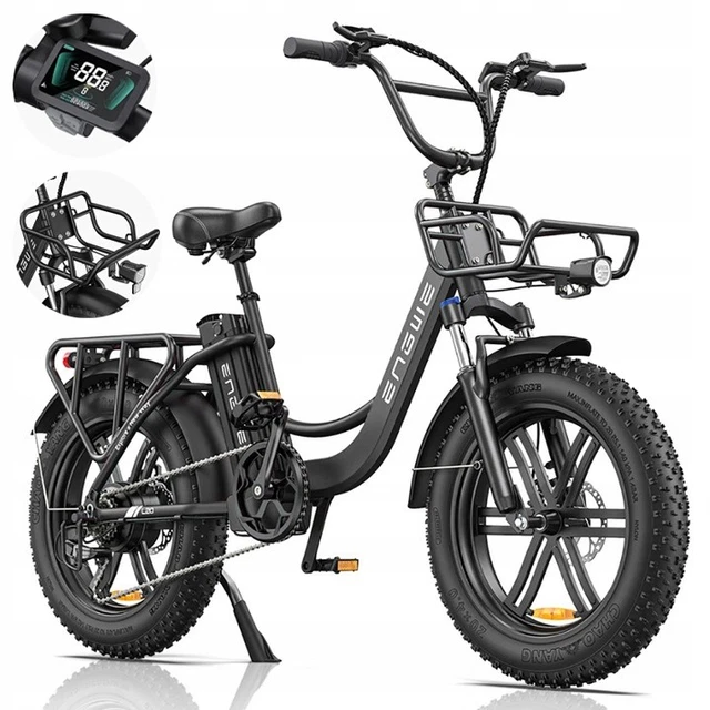 ENGWE L20 BOOST Electric Bike 250W Motor 48V 13AH 20'' Shimano 7 Gears ...