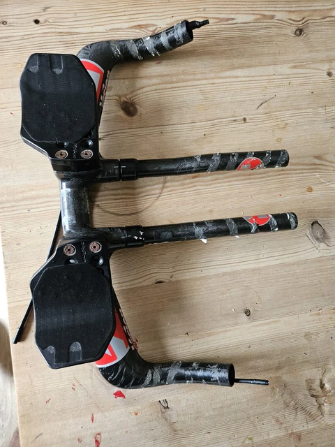 VISION TRIMAX CARBON TT bars cockpit Triathlon handlebars 44cm £49.58 ...