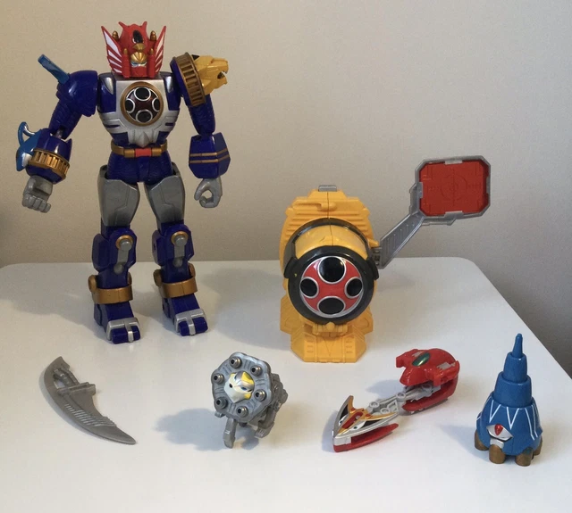 POWER RANGERS NINJA Storm Lightning Megazord 10”, Launcher, Serpent ...