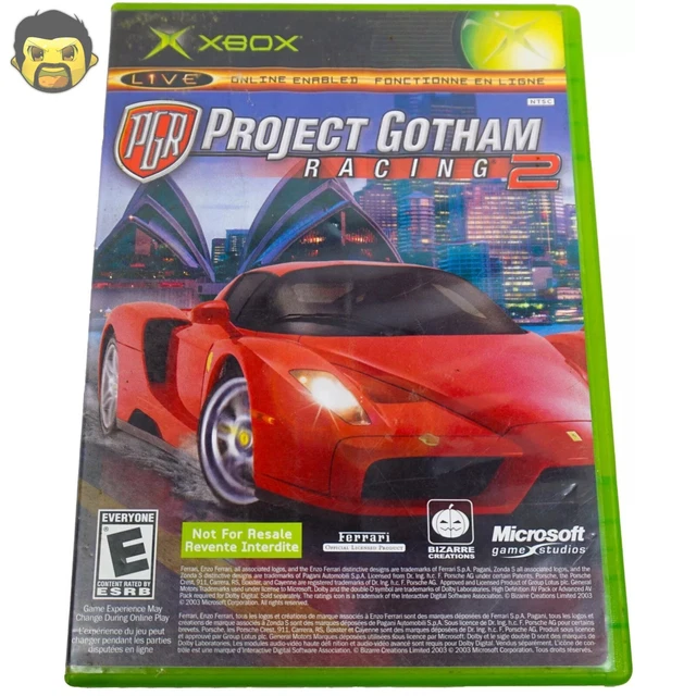 PROJECT GOTHAM RACING 2 CIB & Arcade Xbox Original (Microsoft Xbox ...