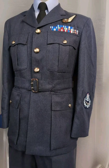 RAF NO1 OFFICERS Uniform Jacket & Trousers Master Aircrew MAcr CCF ATC ...