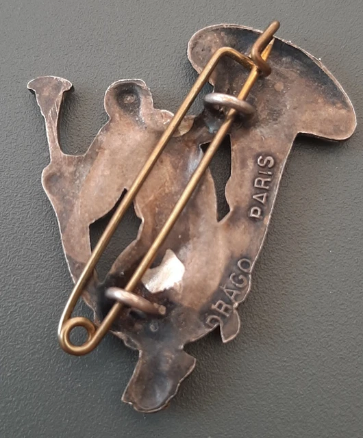 BADGE 7TH BCA BATTALION ALPINE HUNTERS ORIGINAL Drago AFN WAR ALGERIA £ ...