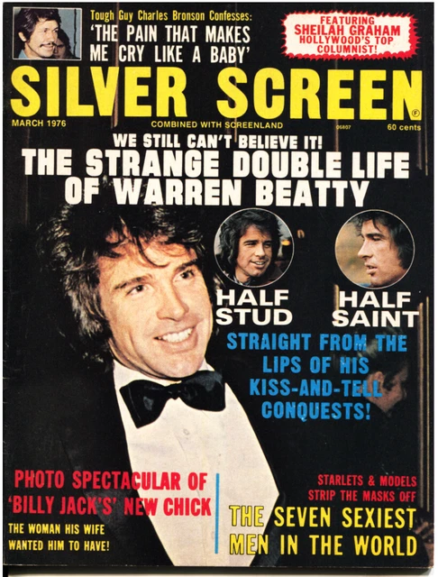 MAG: SILVER SCREEN 3/1976-Warren Beatty-Charles Bronson-Billy Jack-Paul ...