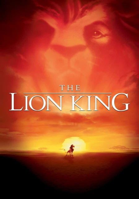 IL RE LEONE Film 1994 Walt Disney Poster Locandina 45X32Cm Cartone ... IL RE LEONE Film 1994 Walt Disney Poster Locandina 45X32Cm Cartone ...