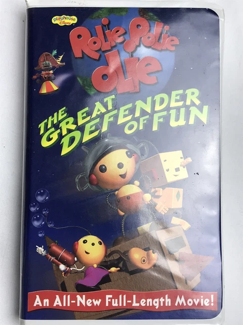 ROLIE POLIE OLIE Great Defender of Fun VHS 2002 Kids Childrens Show ...