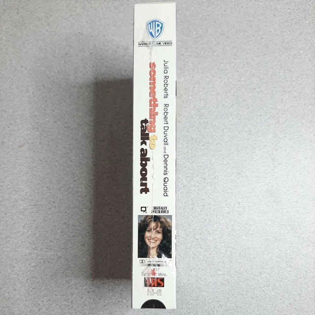 SOMETHING TO TALK About VHS 1996 Julia Roberts Dennis Quaid New Factory ...