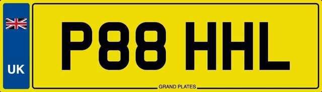 PHIL PHILIP NUMBER Plate Phl Car Registration - P88 Hhl - Phill Phillip ...