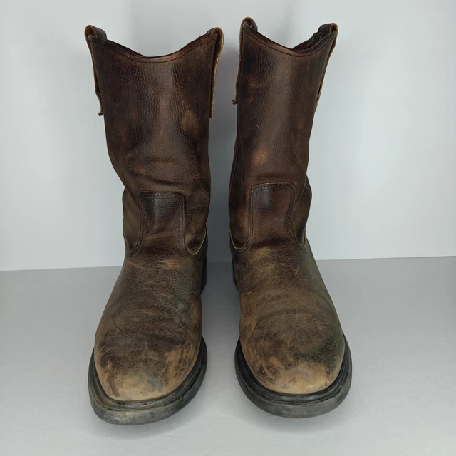 RED WING 1159 Soft Toe Leather Boots Mens Size 11 D £57.16 - PicClick UK