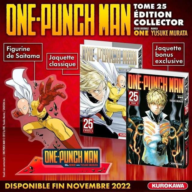 ONE PUNCH MAN 25 Variant Limited Collector con Stand Acrilico ed ...