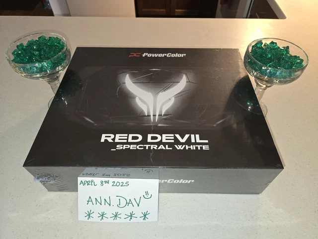 AMD RX 9070 XT 16GB GDDR6 Red Devil Spectral White PowerColor SEALED ...