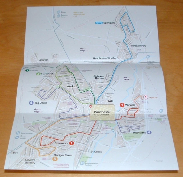 STAGECOACH WINCHESTER KINGS City Bus Timetable And Guide - Winter 2015 ...