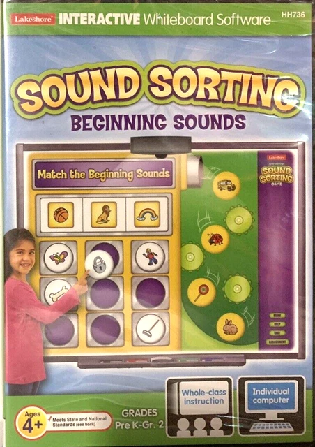 SOUND SORTING BEGINNING Sounds Interactive Software Brand New Sealed PC ...