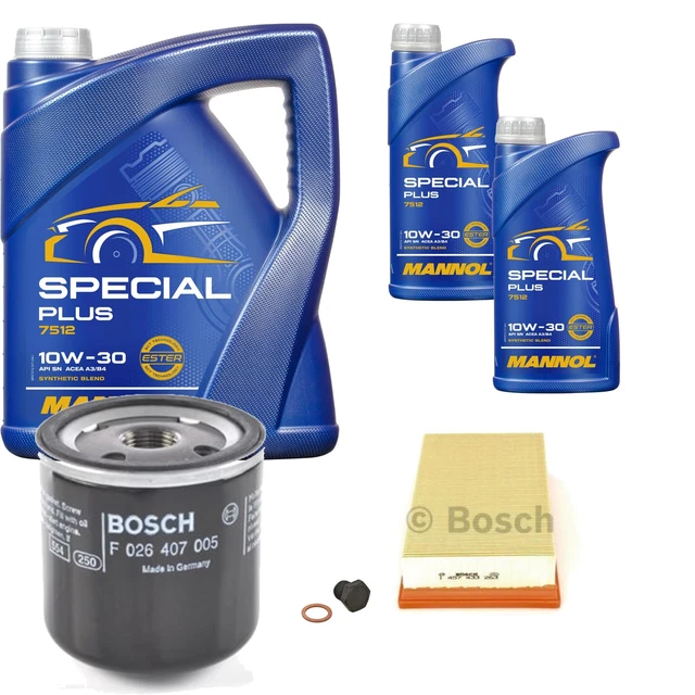 BOSCH INSPECTION SET 7L mannol Special Plus 10W-30 pour , Saab 900 II ...
