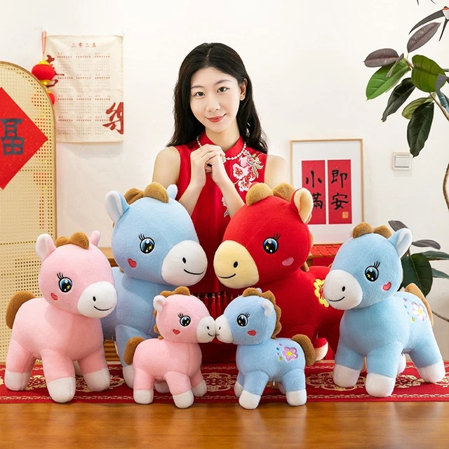 TRADITIONAL HORSE PLUSH Toy With Pp Cotton Filling For Gift Giving And ...