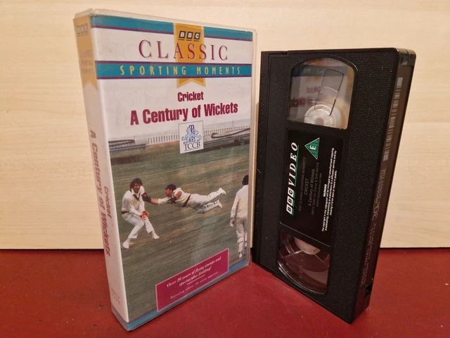 CRICKET - A Century of Wickets - BBC - TCCB - PAL VHS Video Tape (T418 ...