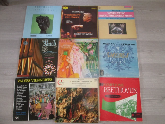 LOT DE 41 Disques Vinyles De Musique Classique / Mozart Brahms ... LOT DE 41 Disques Vinyles De Musique Classique / Mozart Brahms ...