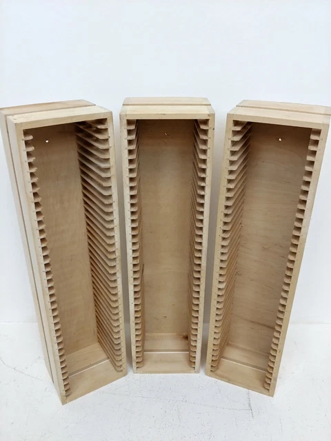 3 X RACKS de rangement CD en bois Ikea Boalt 59 x 15 x 13 cm E41 EUR 88 ...