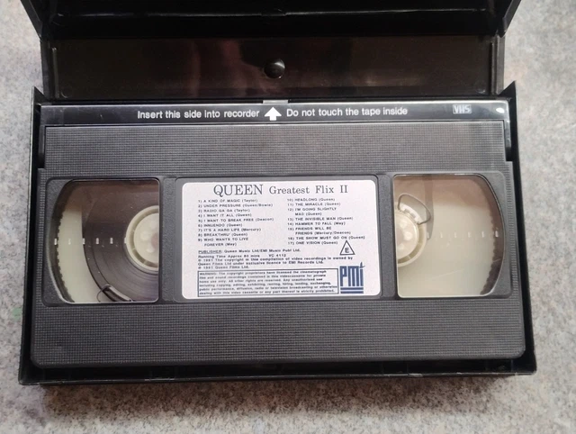 QUEEN GREATEST FLIX II VHS Video - Includes Colour Booklet £6.00 ...