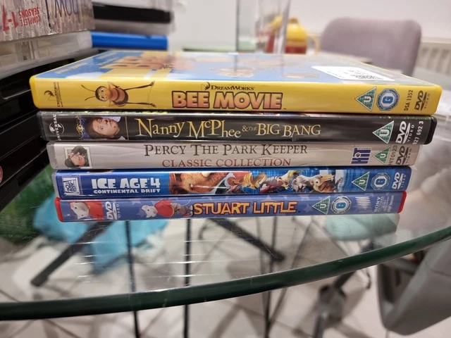 ICE AGE 4, Bee Movie, Nanny Mcphee, Percy The Park Keeper, Stuart ...