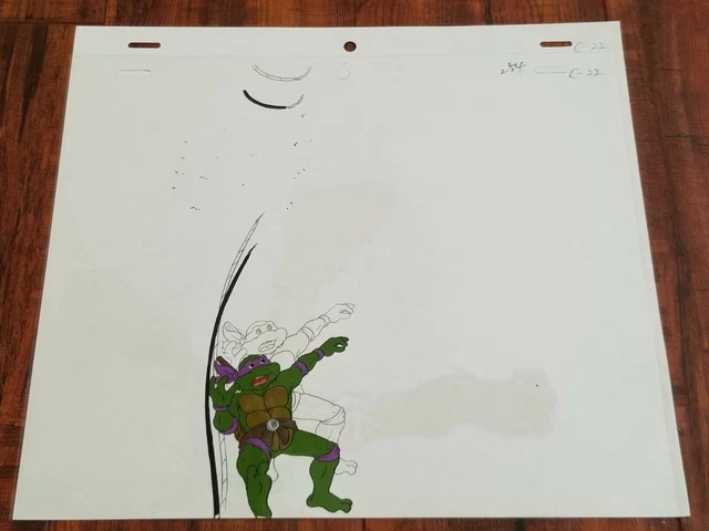 TEENAGE MUTANT NINJA Turtles TMNT Donatello Animation Production Art ...