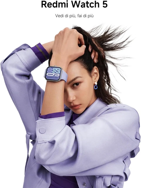 REDMI WATCH 5, Smartwatch Con Display AMOLED 2.07", Chiamate Bluetooth ...