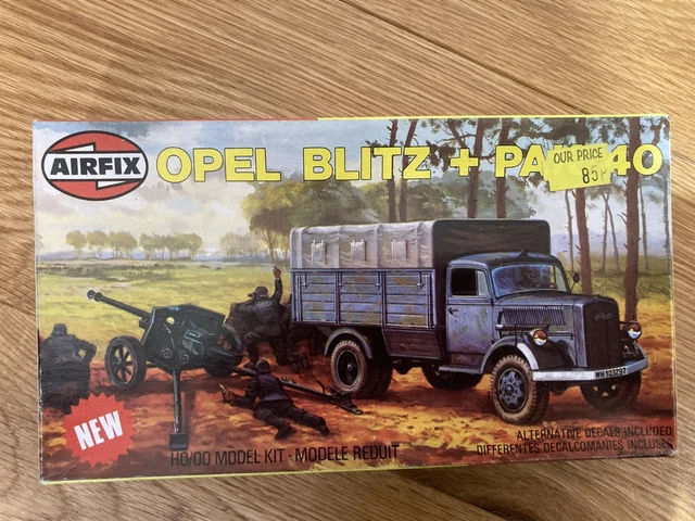 AIRFIX HO/OO OPEL Blitz + Pak 40 Model Kit, complete, sealed bag £7.04 ...