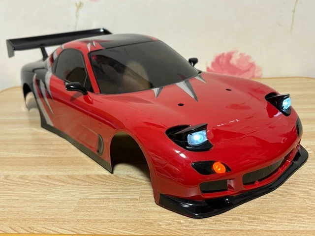 1/10 TAMIYA MAZDA RX-7 FD3S with LED Drift Radio Control Body TAMIYA ...