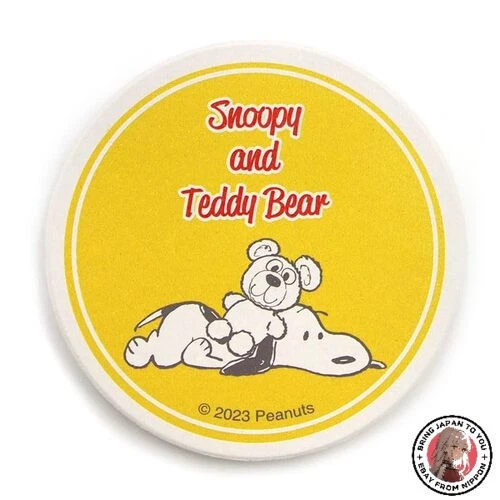 NOUVEAU SOUS-VERRE ABSORBANT l'eau Marimo Craft Snoopy Bear jaune ...