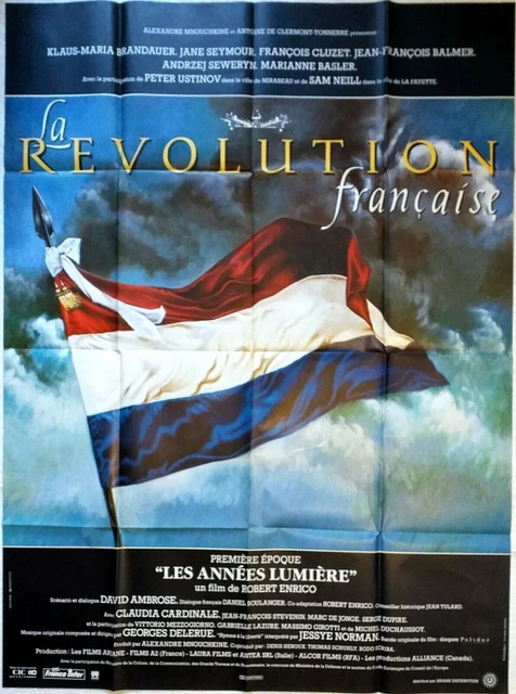 AFFICHE CINÉMA FILM LA RÉVOLUTION FRANÇAISE Robert Enrico - 120 x 160 ...