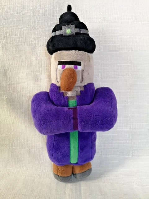 MINECRAFT THE WITCH Villager 14" Plush Toy Official Mojang 2017 ...