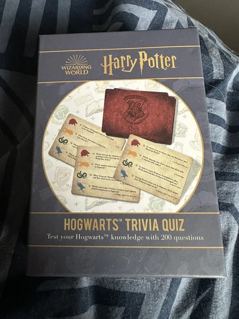 HARRY POTTER HOGWARTS Trivia Quiz cards £9.99 - PicClick UK