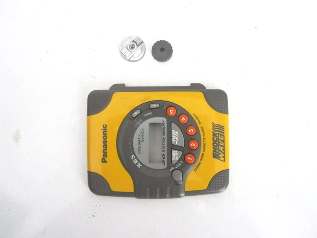 PANASONIC RQ-SW10 CASSETTE Player Front Case ASSY W Keypad & Lock Knob ...