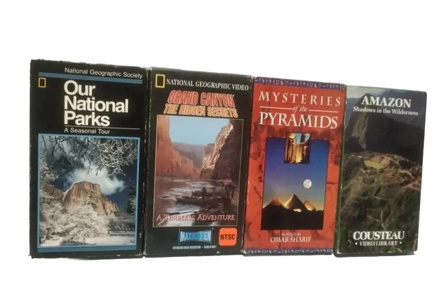 NATIONAL PARKS GRAND Canyon, Pyramids & Amazon, Vhs Lot £12.50 ...