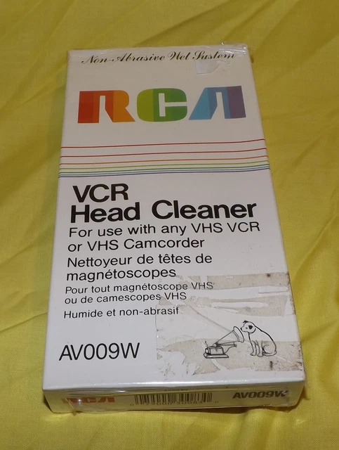 🌈 RCA VCR Head Cleaner Vhs Non Abrasive Wet System Av009W $4.95 - PicClick