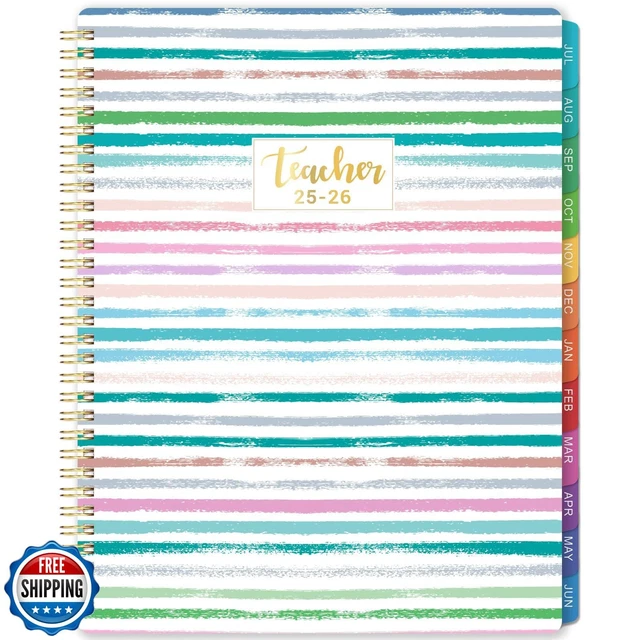 2025-2026 TEACHER PLANNER - July 2025 - June 2026, Lesson Planner 2025 ...