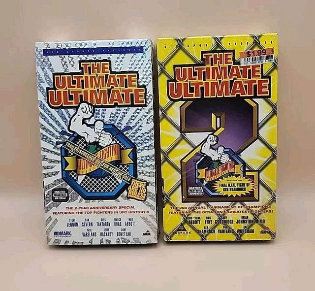 THE ULTIMATE ULTIMATE Fighting Championship 1&2 VHS 1995 UFC £17.00 ...