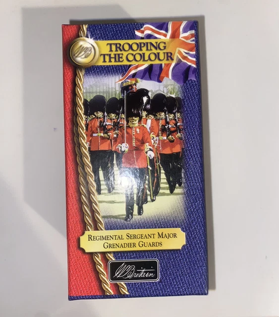 BRITAINS TROOPING THE colour regimental sergeant major grenadier guards ...