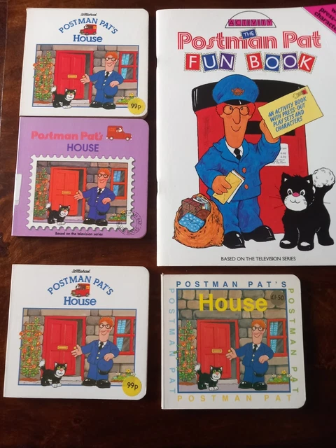 VINTAGE POSTMAN PAT Activity Fun Book Press-out Character Andre Deutsch ...
