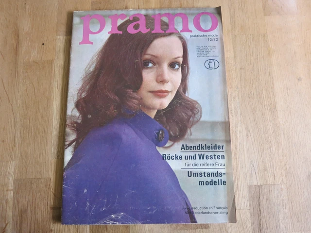 DDR PRAMO PRAKTISCHE Mode + Schnittmuster 12/1972 - Abendkleid Rock ...