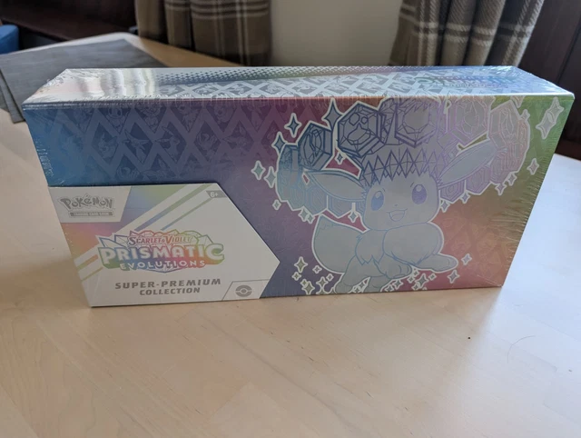 POKEMON PRISMATIC EVOLUTIONS Super Premium Collection Box Sealed, 2025 ...