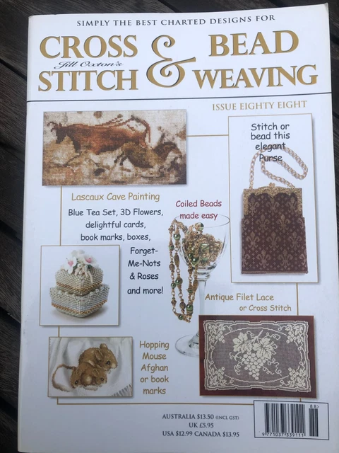 JILL OXTON'S CROSS Stitch & Bead Weaving Issue 88 Purse, Mice, 3D ...