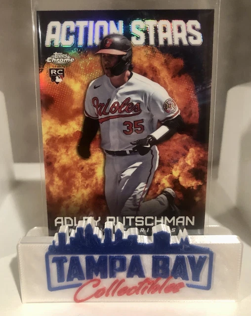 2023 TOPPS CHROME Update Action Stars RC Adley Rutschman Orioles Rookie ...