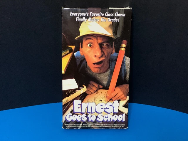 VHS ERNEST GOES To School (CFP, 1994) Family Comedy Jim Varney $15.00 ...