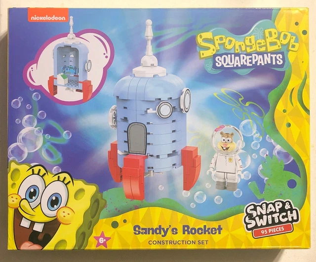NEW NICKELODEON SPONGEBOB SquarePants Sandy’s Rocket Building Set *MIB ...