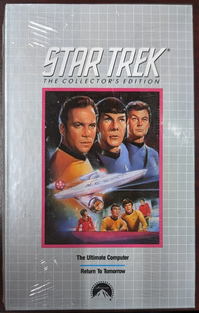 1991 COLUMBIA HOUSE Star Trek VHS The Ultimate Computer / Return To ...