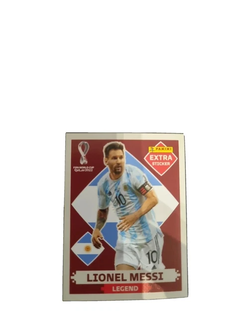 LIONEL MESSI - Panini Qatar 2022 FIFA World Cup - EXTRA STICKER LEGEND BASE £19.60 - PicClick UK